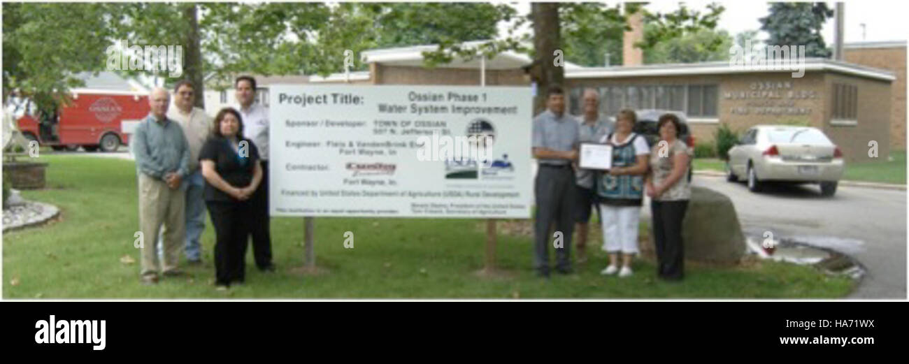 The Ossian Water Project focuses on restoring water ecosystems and improving water quality in a ...