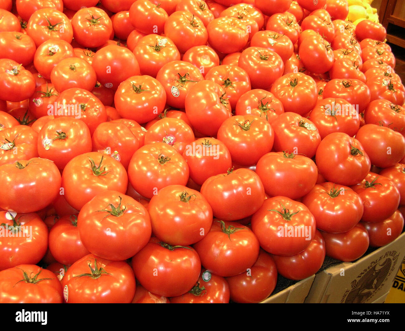 usdagov 4767304621 tomatoes on shelf Stock Photo - Alamy