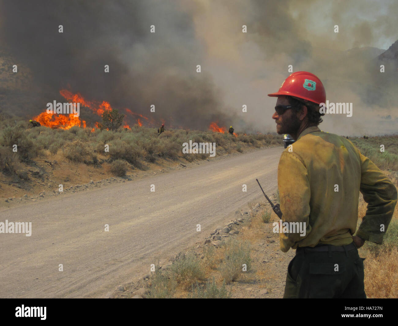 The Tahoe Hotshots, an elite firefighting team, are stationed in Nevada ...
