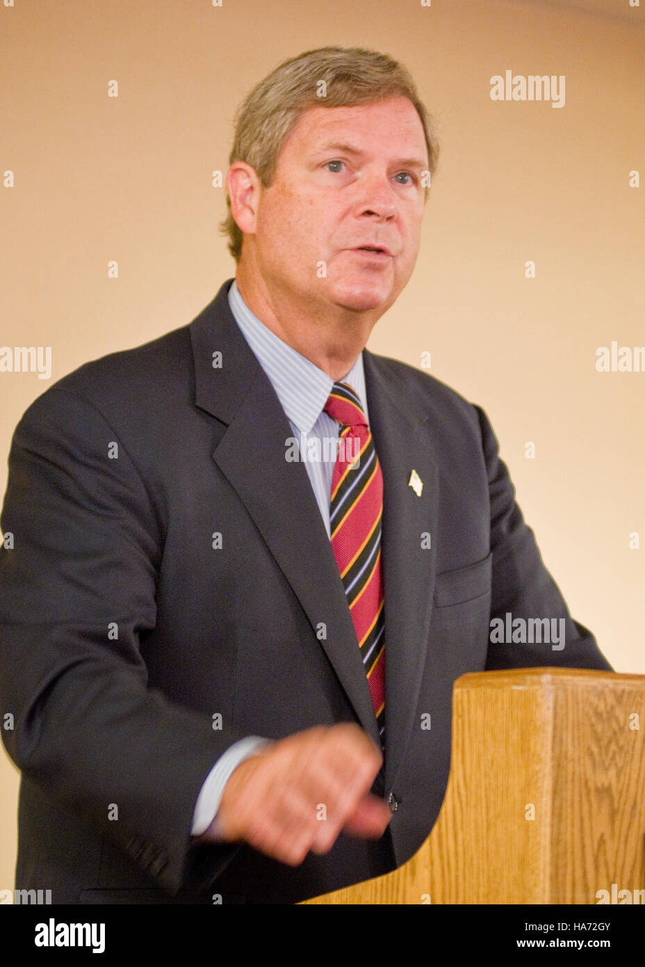 A photo from the U.S. Department of Agriculture showing Secretary Tom ...