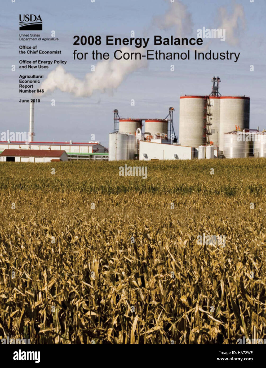 The 2008 cover for the USDA's Ethanol report highlights the growing ...