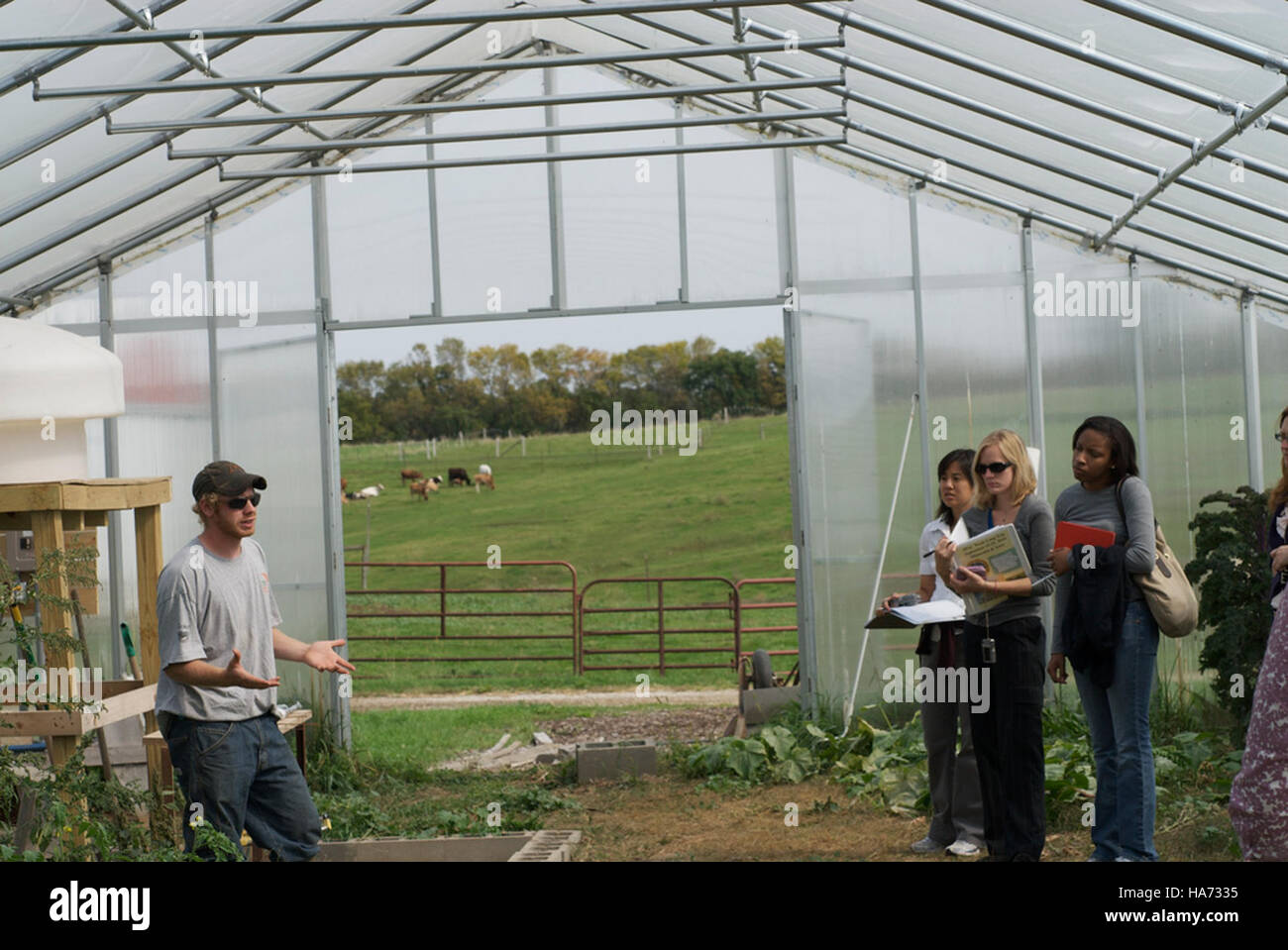 The Hoop House is a type of structure used for protecting plants, often ...