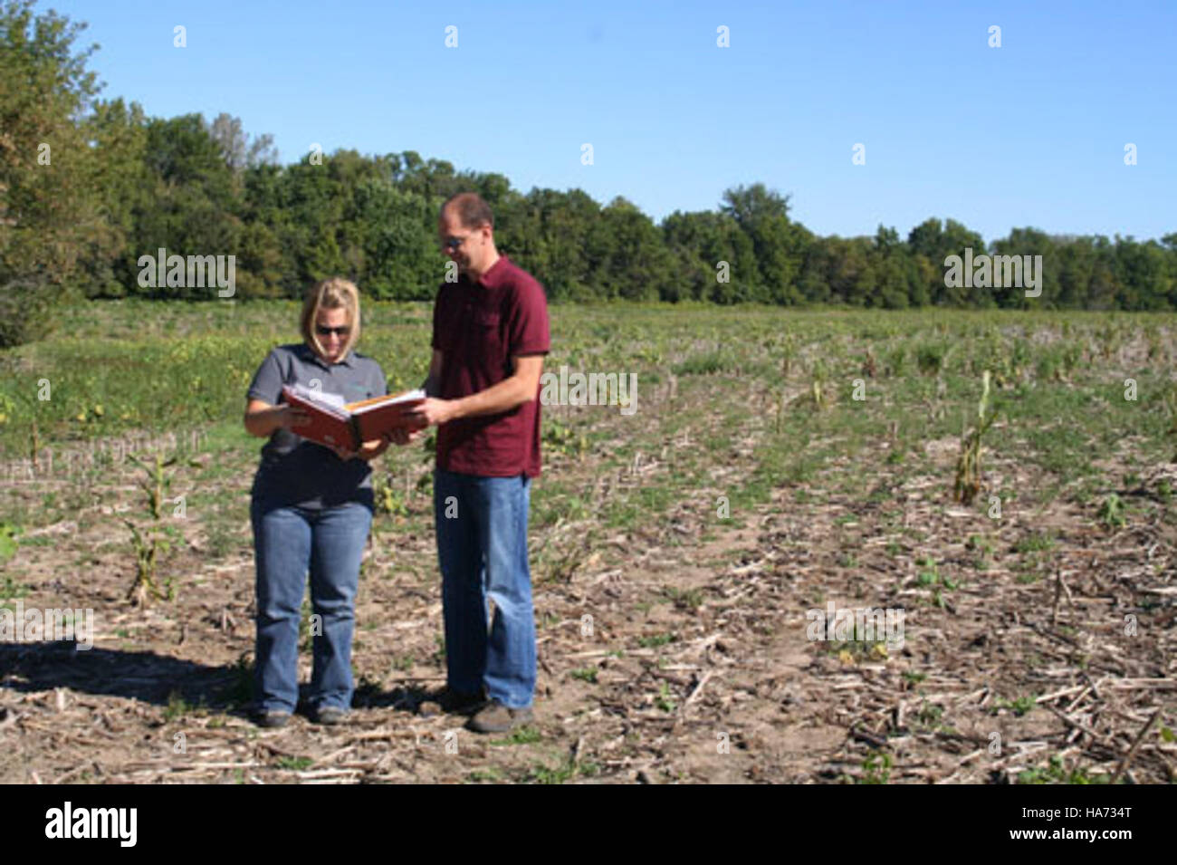 This photograph from the USDA features Megan Andrews and Jason Pettit ...