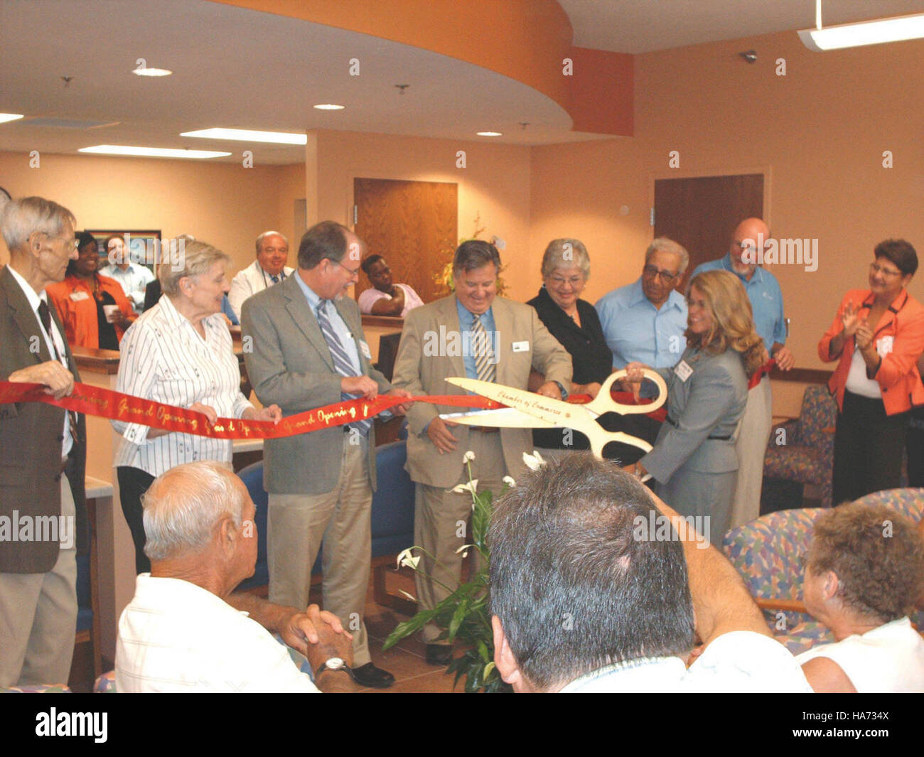 This image captures the ribbon cutting ceremony at Princes Gate ...