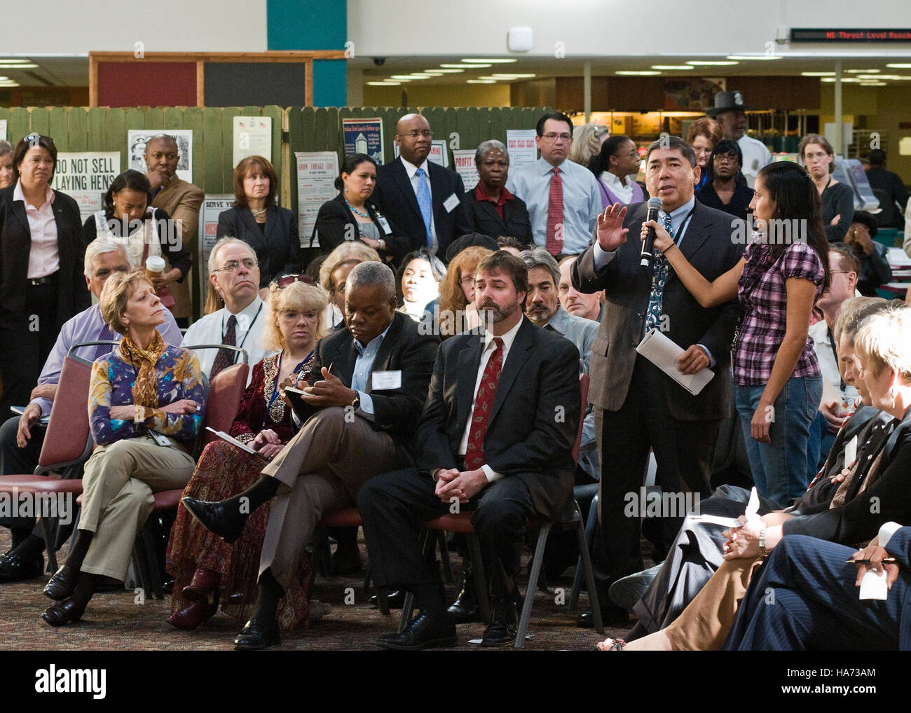 This image shows a meeting at the U.S. Department of Agriculture (USDA ...