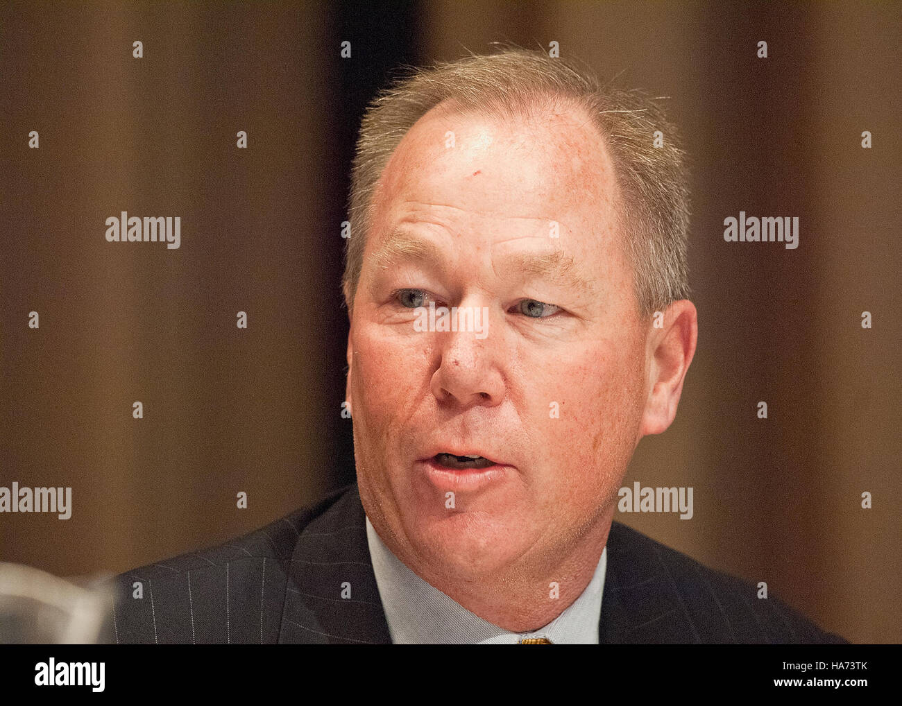 Dan Vincent, President of Pacific Coast Producers, speaks at a workshop ...