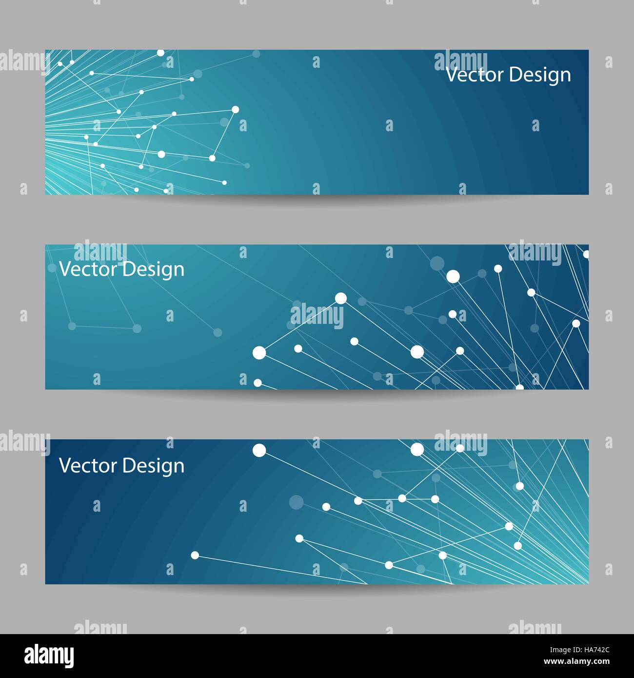 Set of horizontal banners Stock Vector Image & Art - Alamy