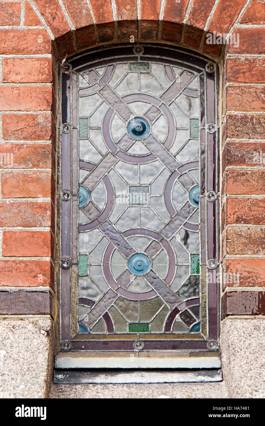 Closeup on a leaded church window Stock Photo - Alamy