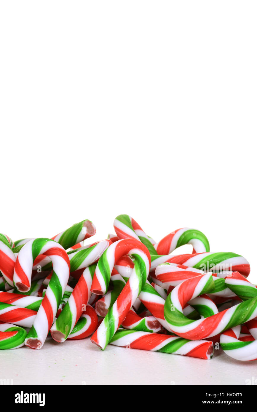 closeup pile of candy canes Stock Photo - Alamy