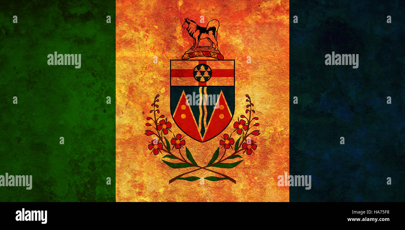 Old vintage flag yukon hi-res stock photography and images - Alamy
