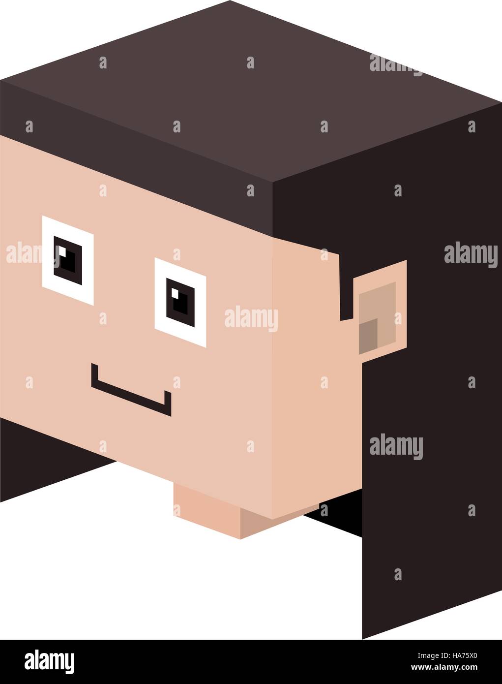 Girl with lego Stock Vector Images - Alamy