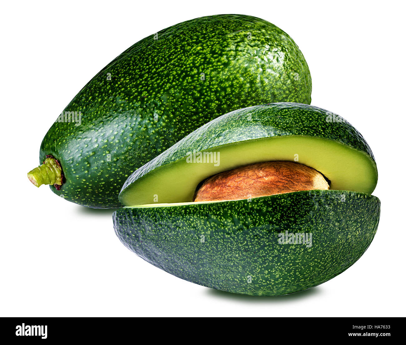 avocado isolated on white background Stock Photo - Alamy
