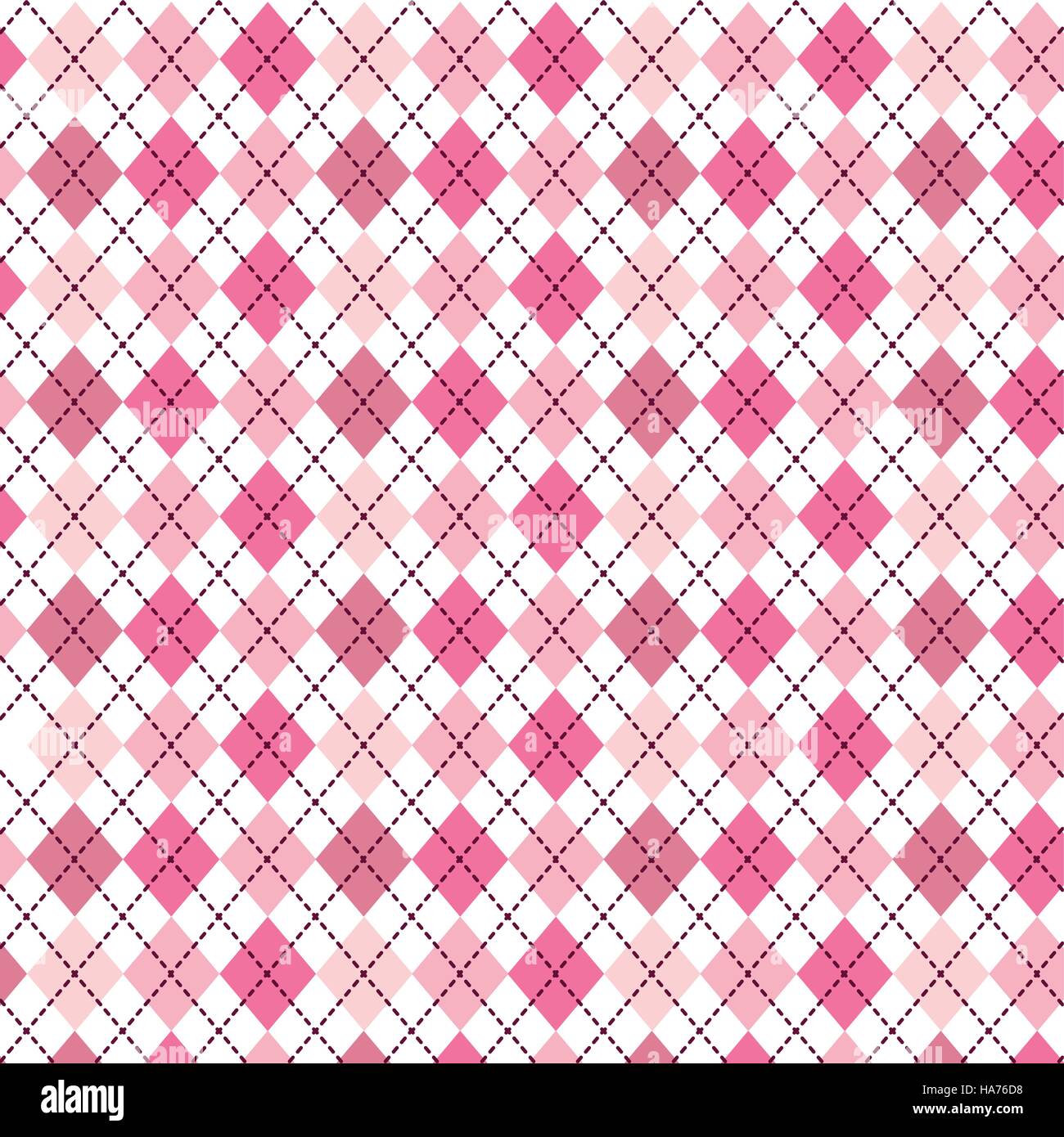pink pattern with diamond shapes vector illustration Stock Vector Image ...