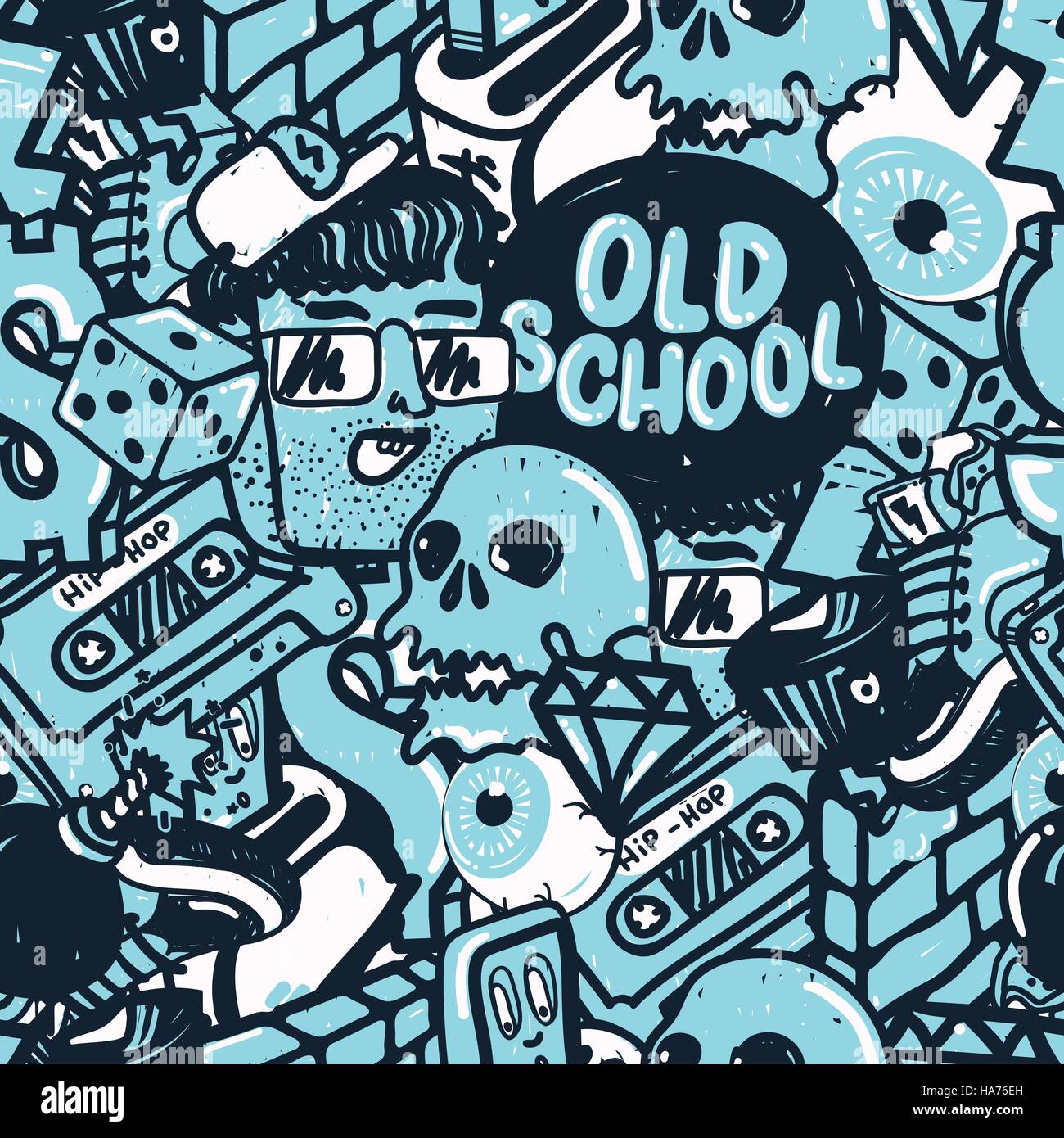 Old School Hip Hop Graffiti