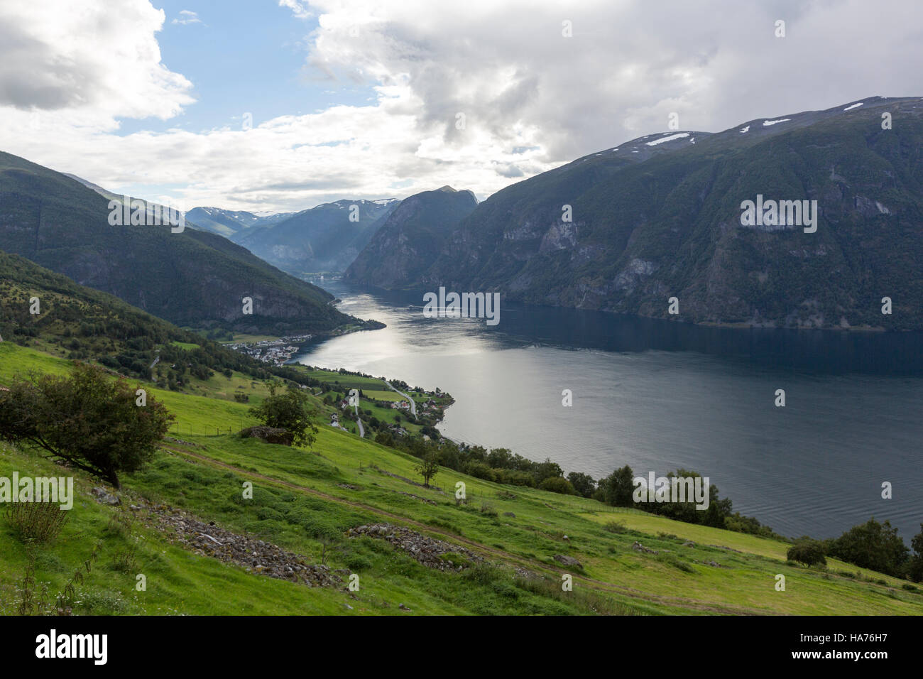 Stegastein View Point, Bjørgavegen, Aurland, Norway Stock Photo - Alamy