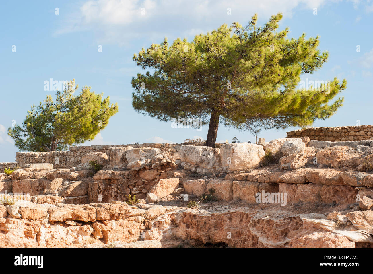 Ruins of Vouni Palace, Northern Cyprus Stock Photo - Alamy