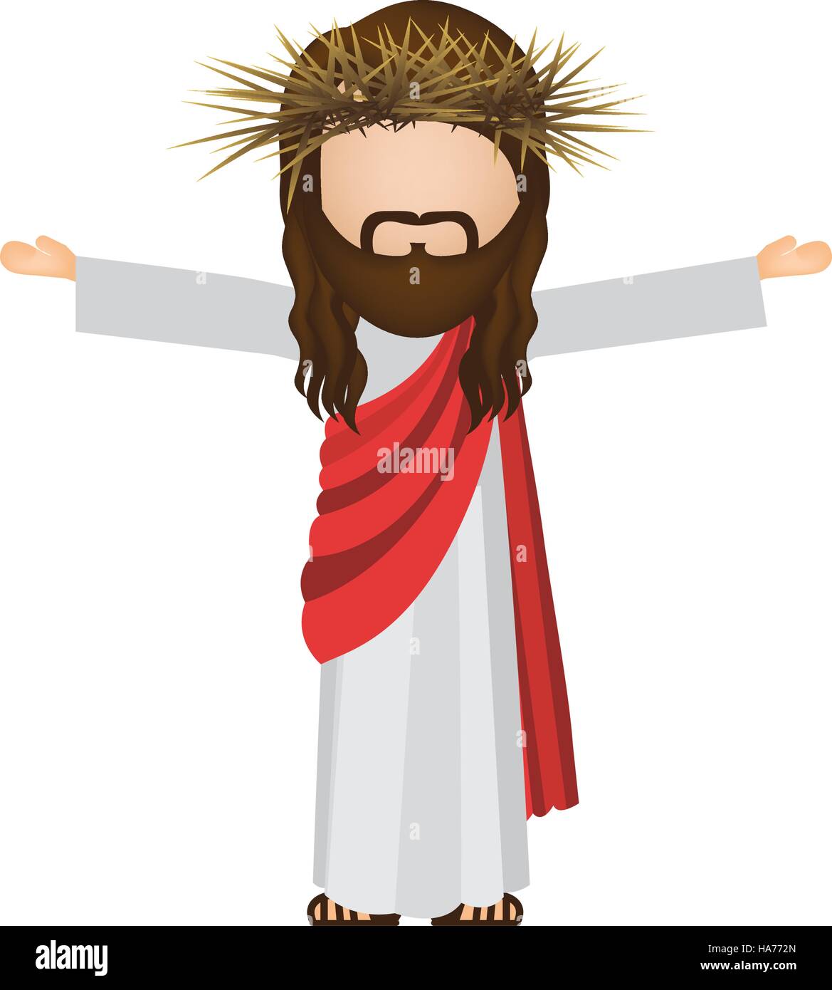 avatar religious design of jesus christ vector illustration Stock ...