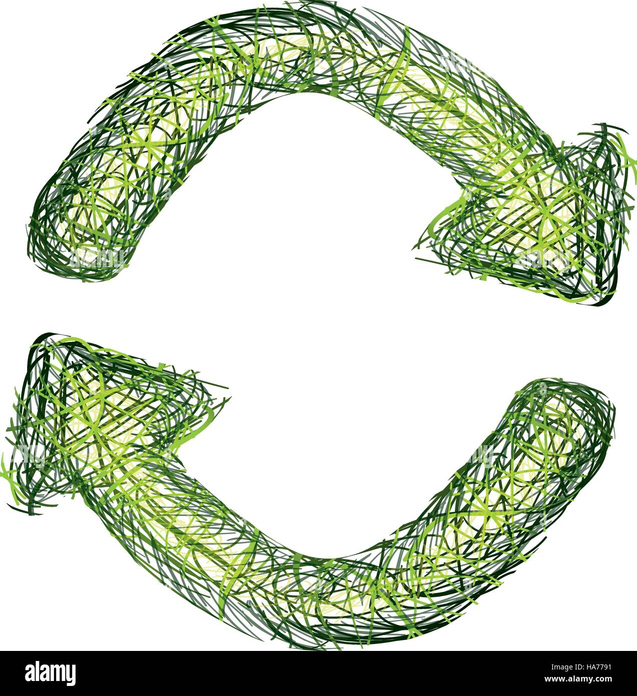 abstract arrows of cycle symbol vector illustration Stock Vector Image ...