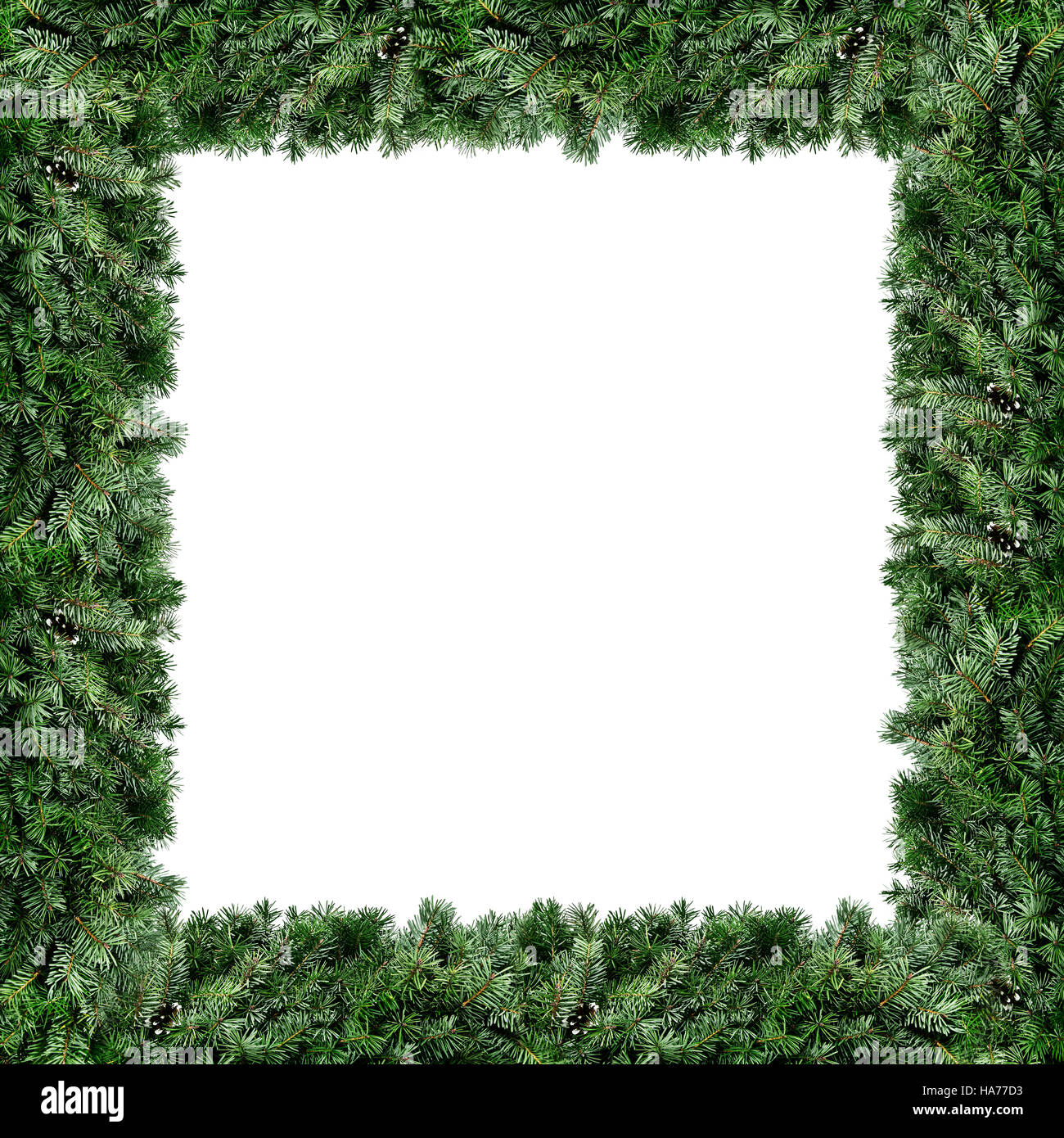 Christmas tree frame Stock Photo - Alamy