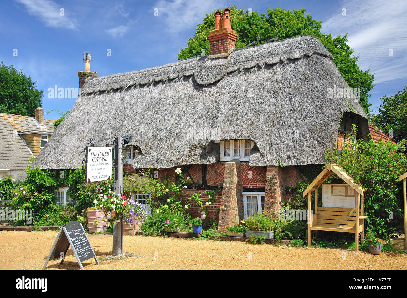 Brockenhurst village centre new forest hi-res stock photography and ...