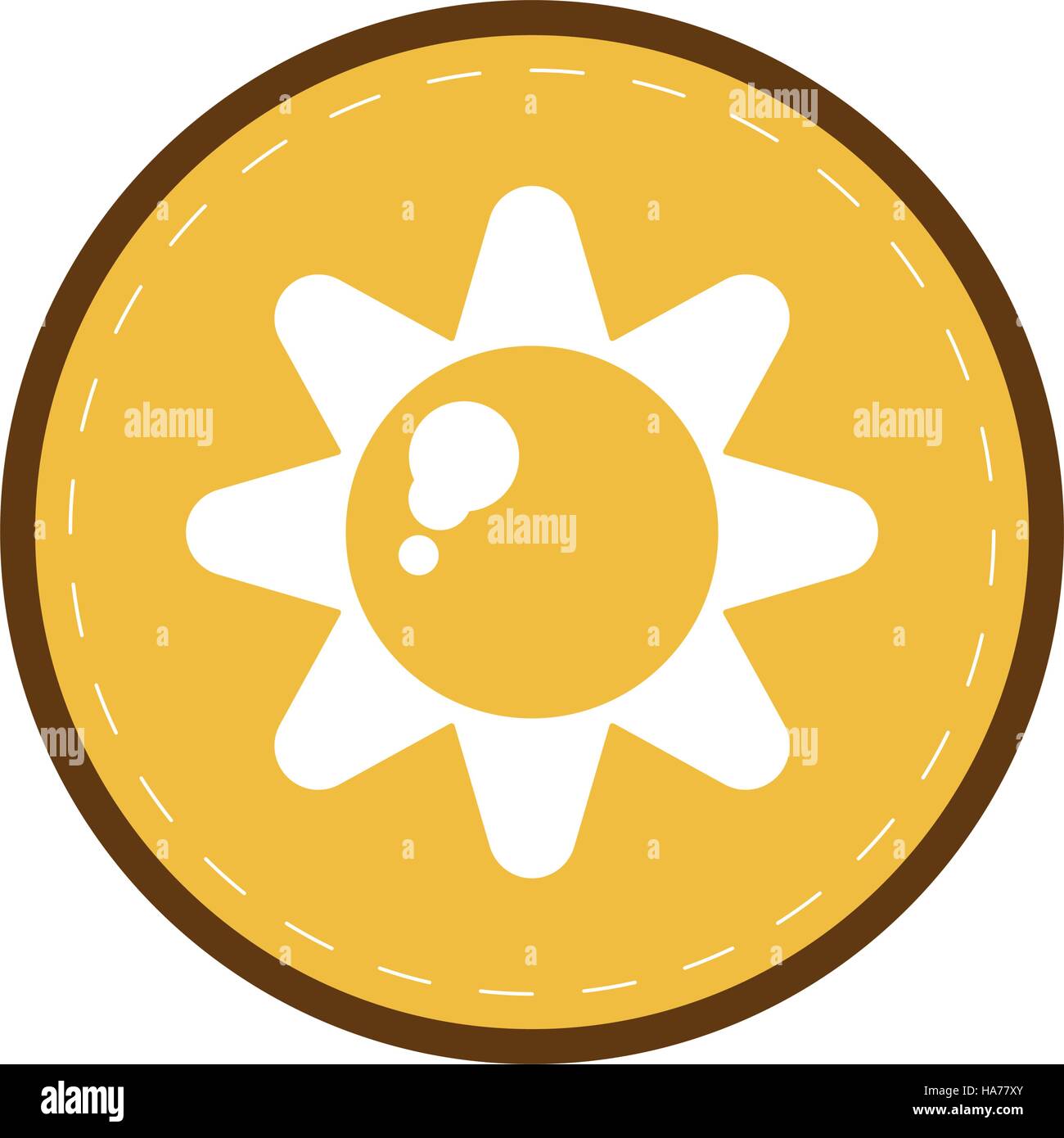 sun energy natural symbol design yellow circle Stock Vector Image & Art ...