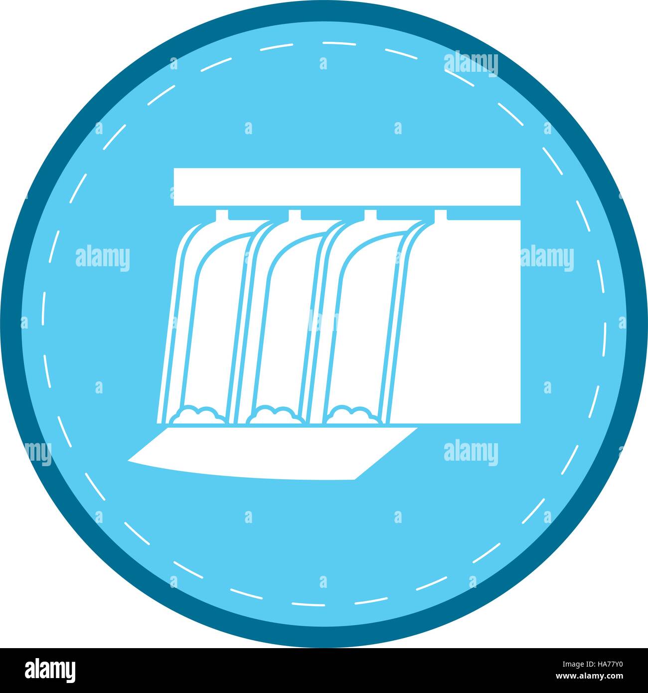 Dam funnel Stock Vector Images - Alamy
