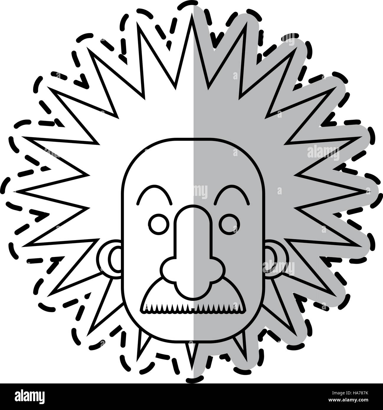 Isolated einstein design Stock Vector Image & Art - Alamy