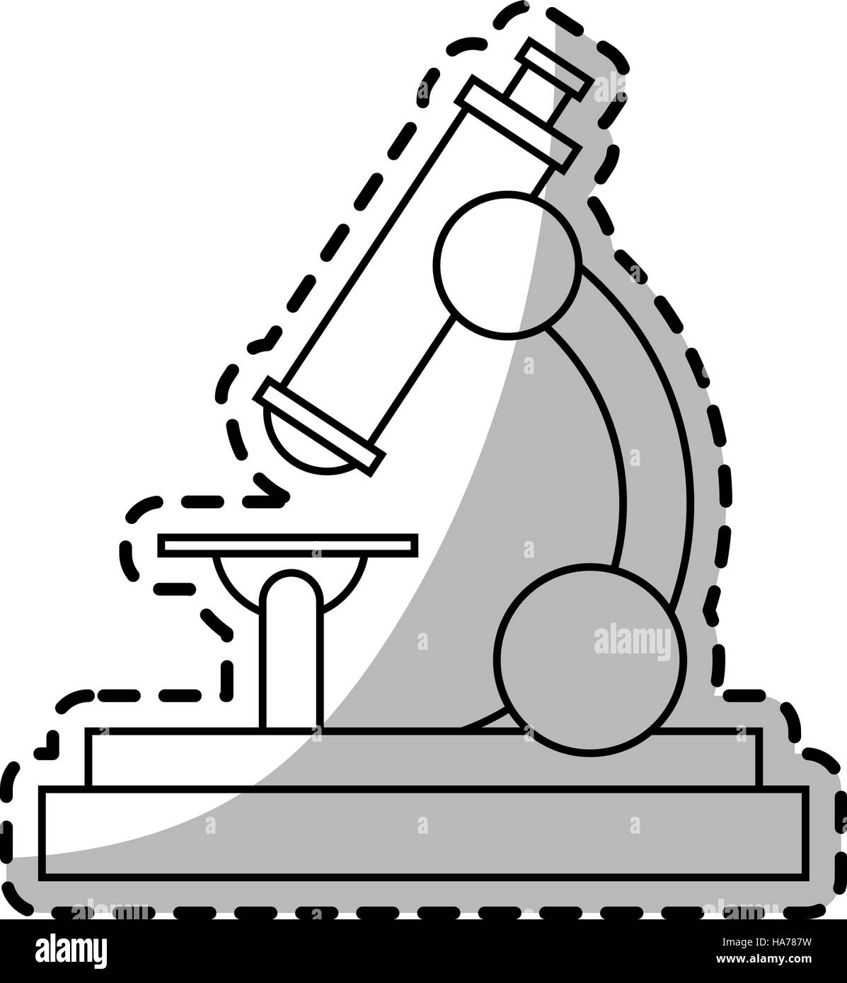 Isolated microscope design Stock Vector Image & Art - Alamy