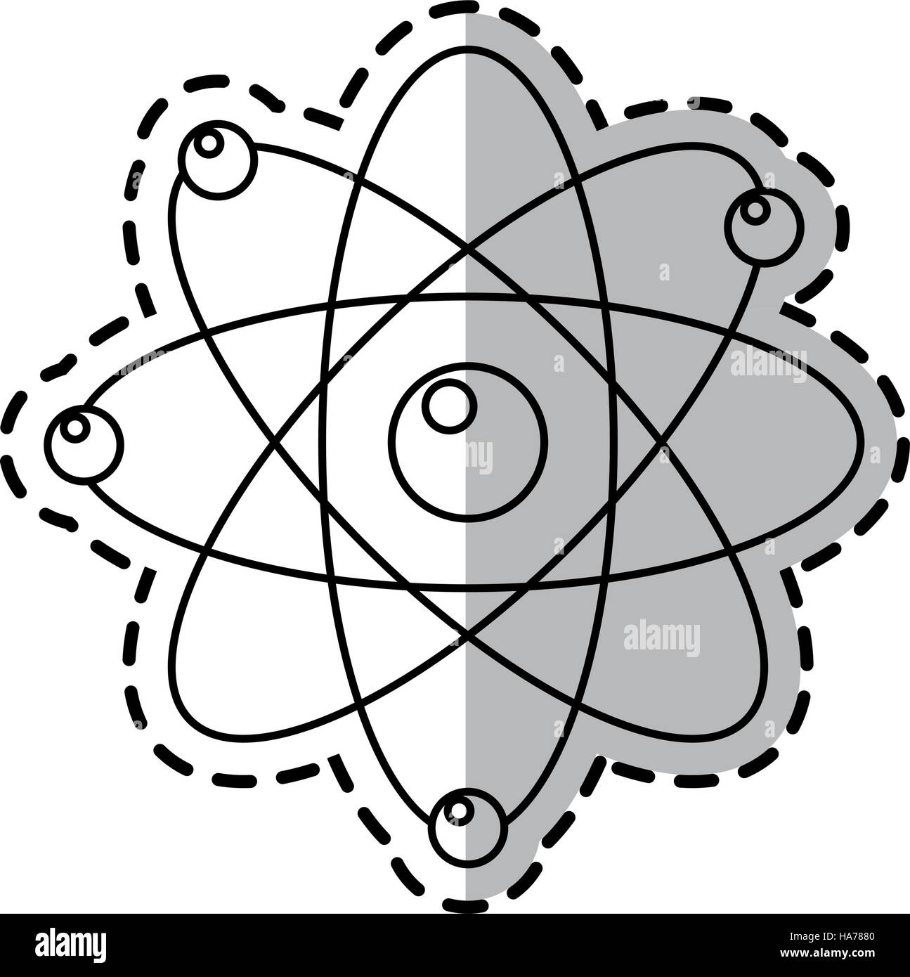 Isolated atom design Stock Vector Image & Art - Alamy