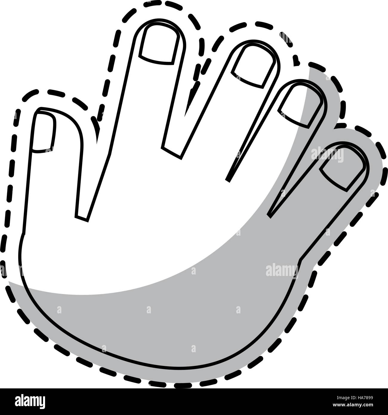 Isolated human hand design Stock Vector Image & Art - Alamy