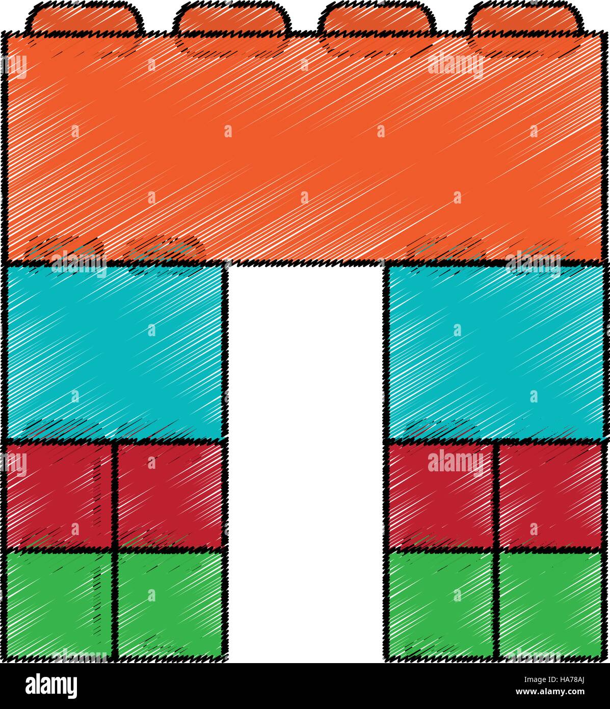 Isolated block toy design Stock Vector Image & Art - Alamy