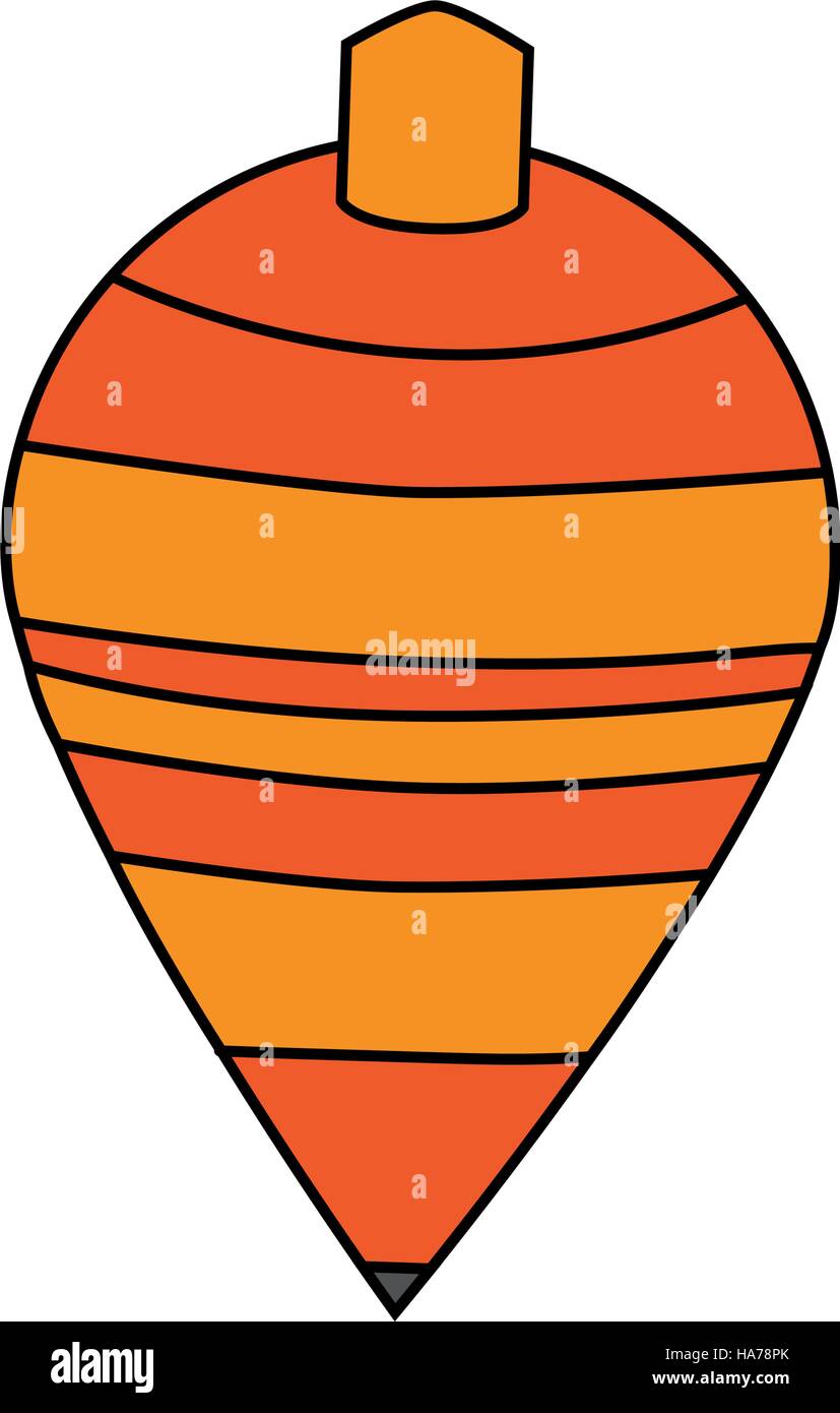 Isolated spinning top toy design Stock Vector Image & Art - Alamy