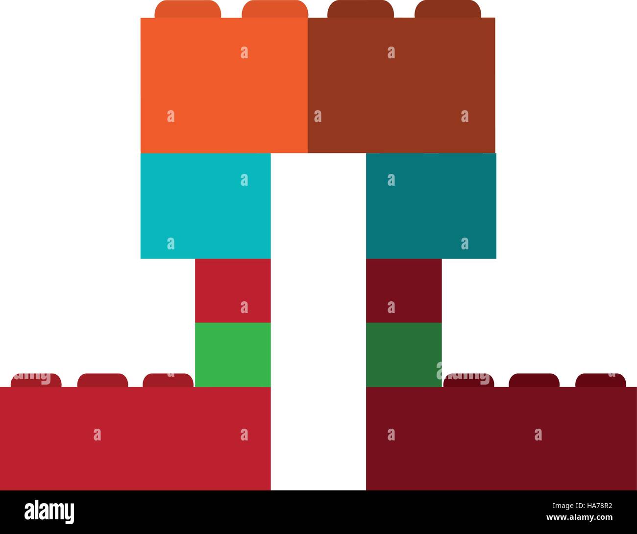 Isolated blocks toy design Stock Vector Image & Art - Alamy