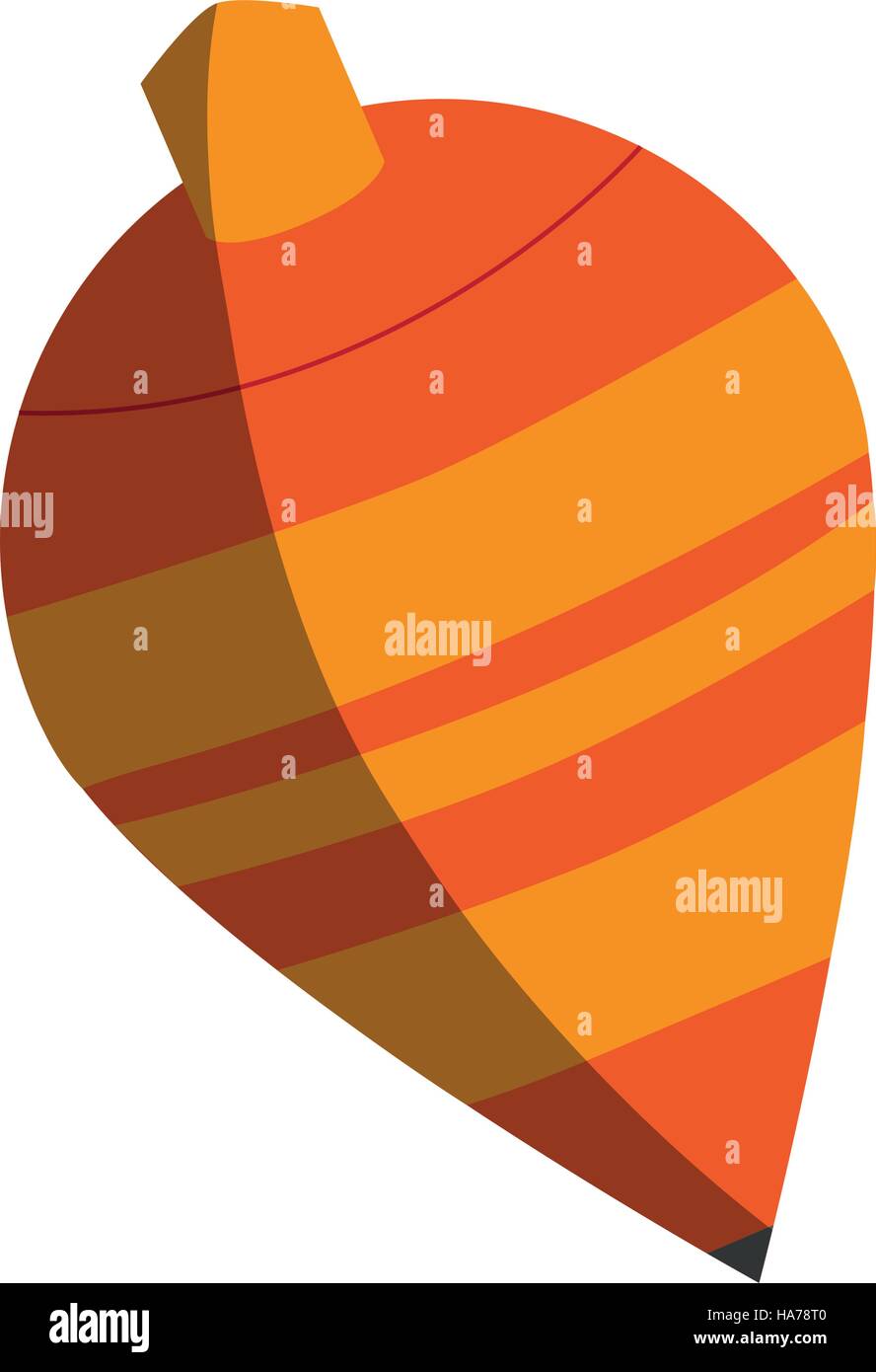 Isolated spinning top toy design Stock Vector Image & Art - Alamy