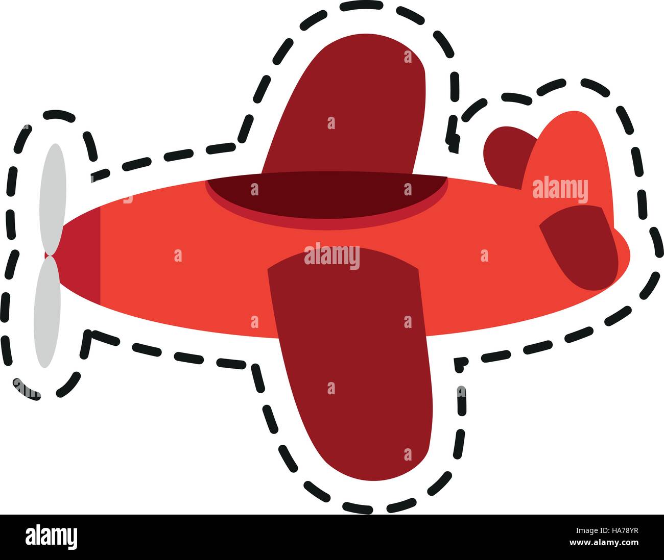 Isolated airplane toy design Stock Vector Image & Art - Alamy