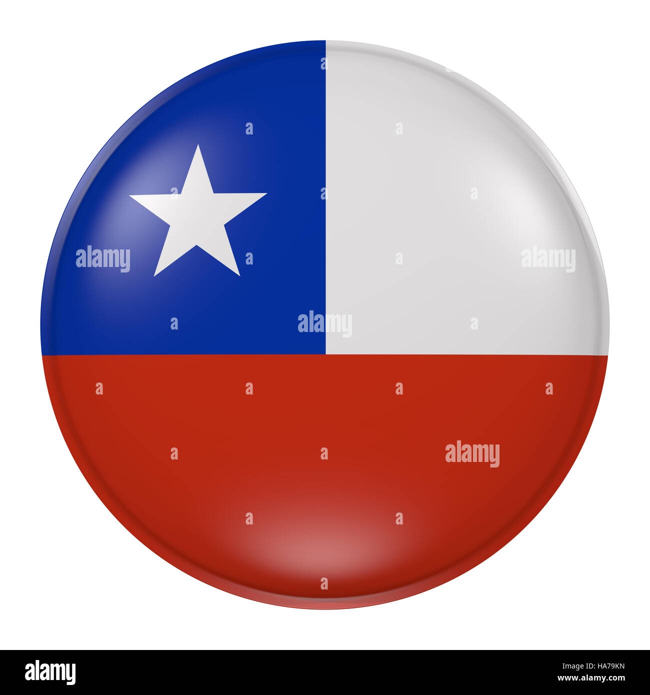 Santiago de chile flag Cut Out Stock Images & Pictures - Alamy