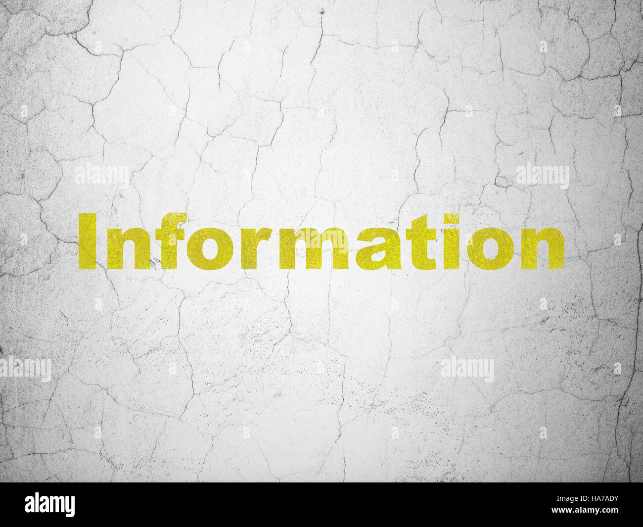 Information concept: Information on wall background Stock Photo - Alamy