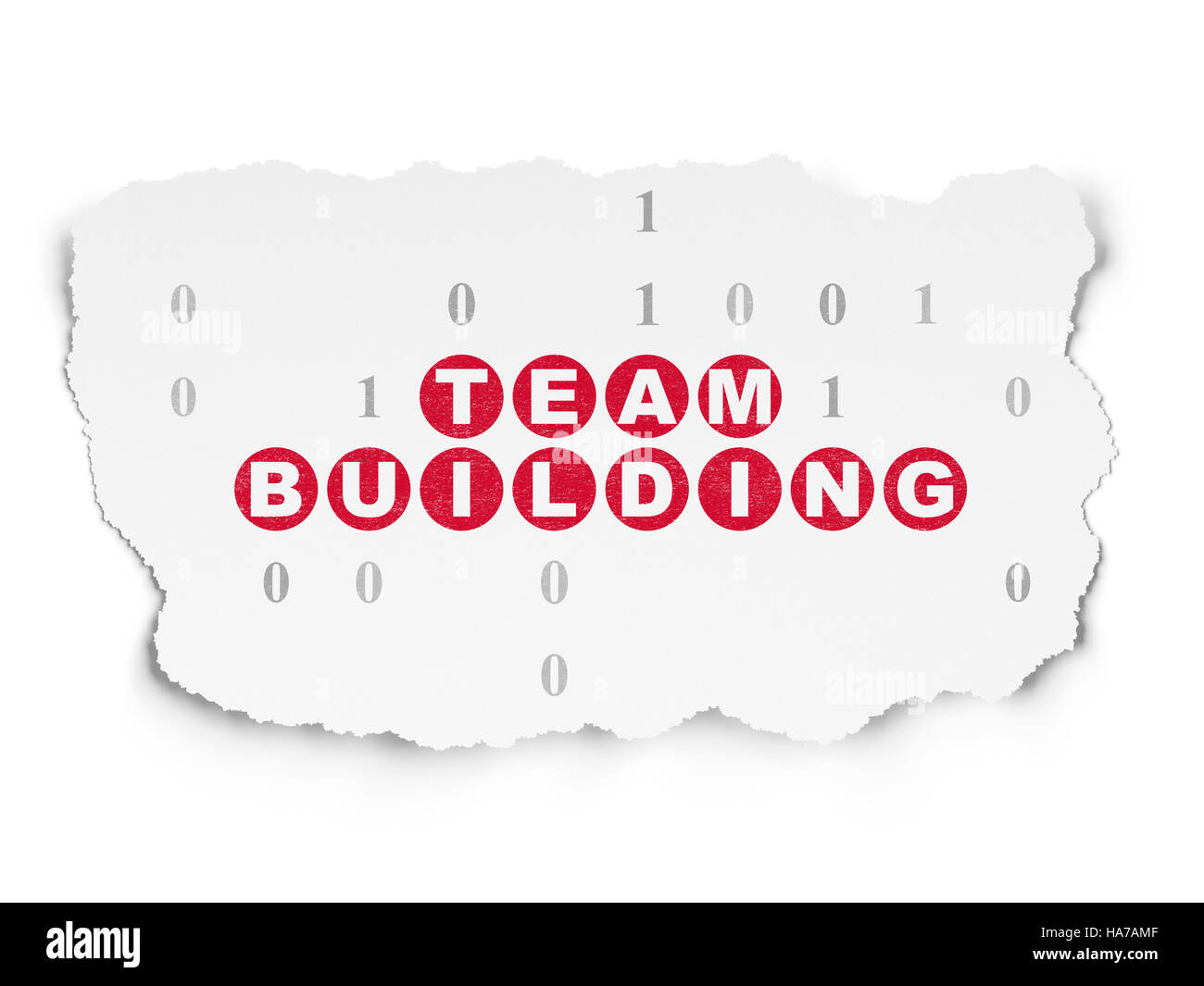 Business concept: Team Building on Torn Paper background Stock Photo ...