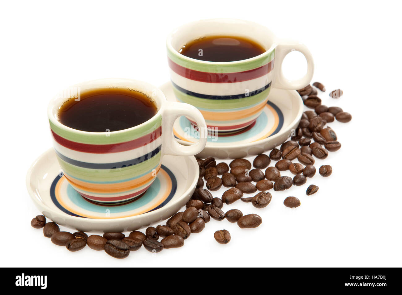 coffee with coffee beans Stock Photo - Alamy