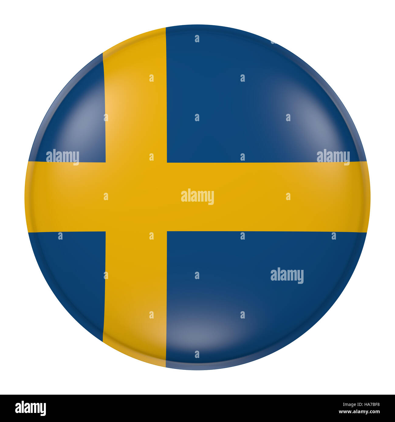 3d flag sweden on hi-res stock photography and images - Alamy