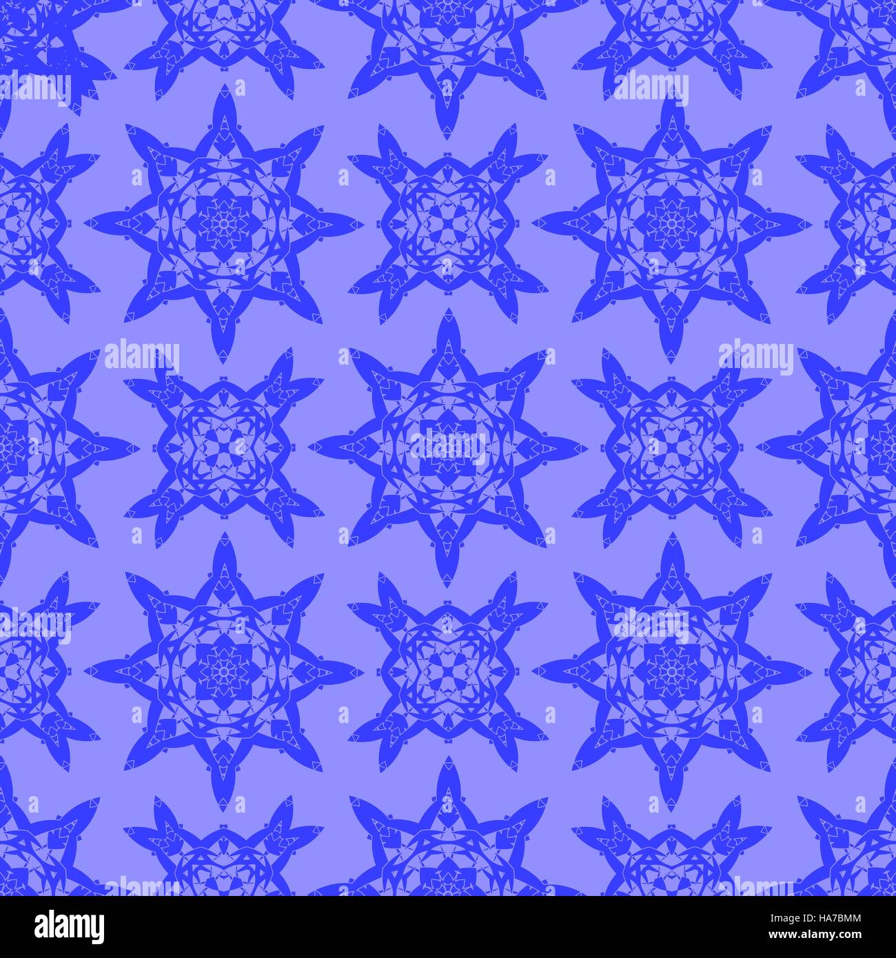 Blue Ornamental Seamless Line Pattern Stock Vector Image & Art - Alamy