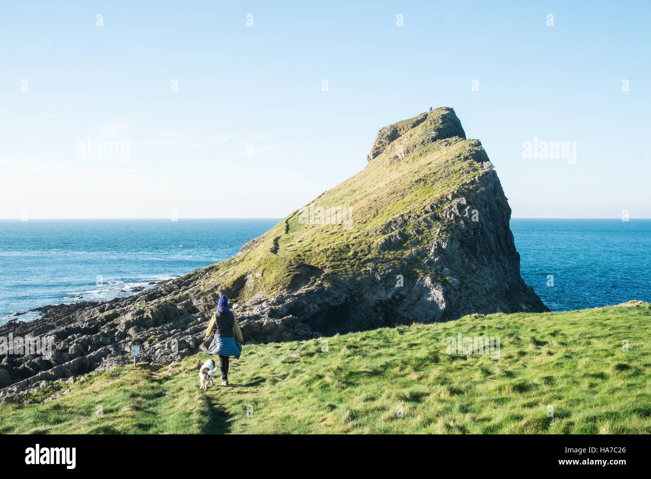 Geology,rocks at causeway over to Worms Head,Gower.Rhossilli,Bay,beach ...