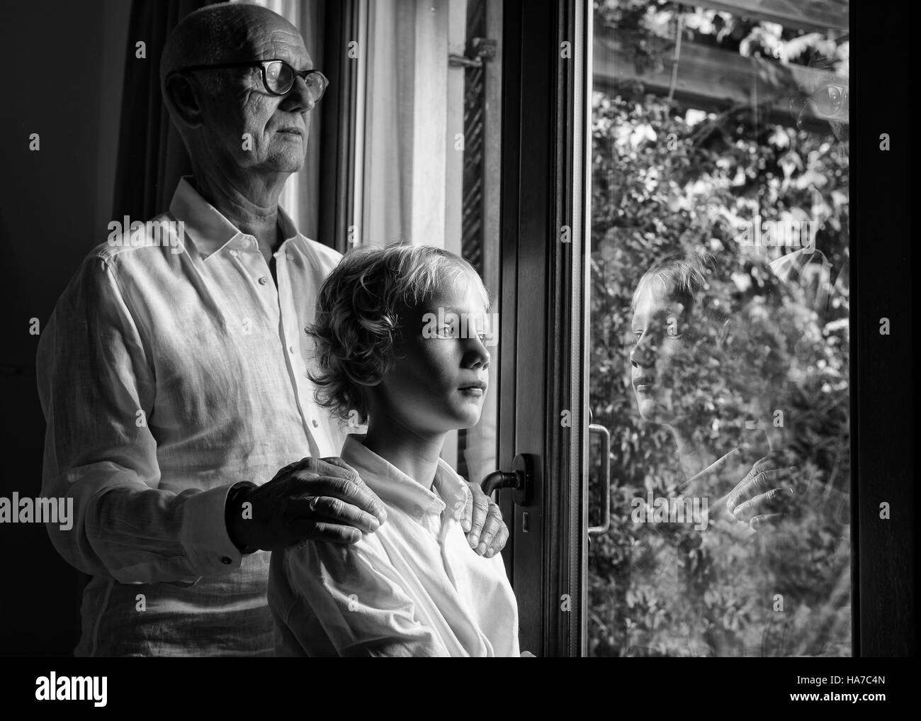 Time out together Black and White Stock Photos & Images - Alamy