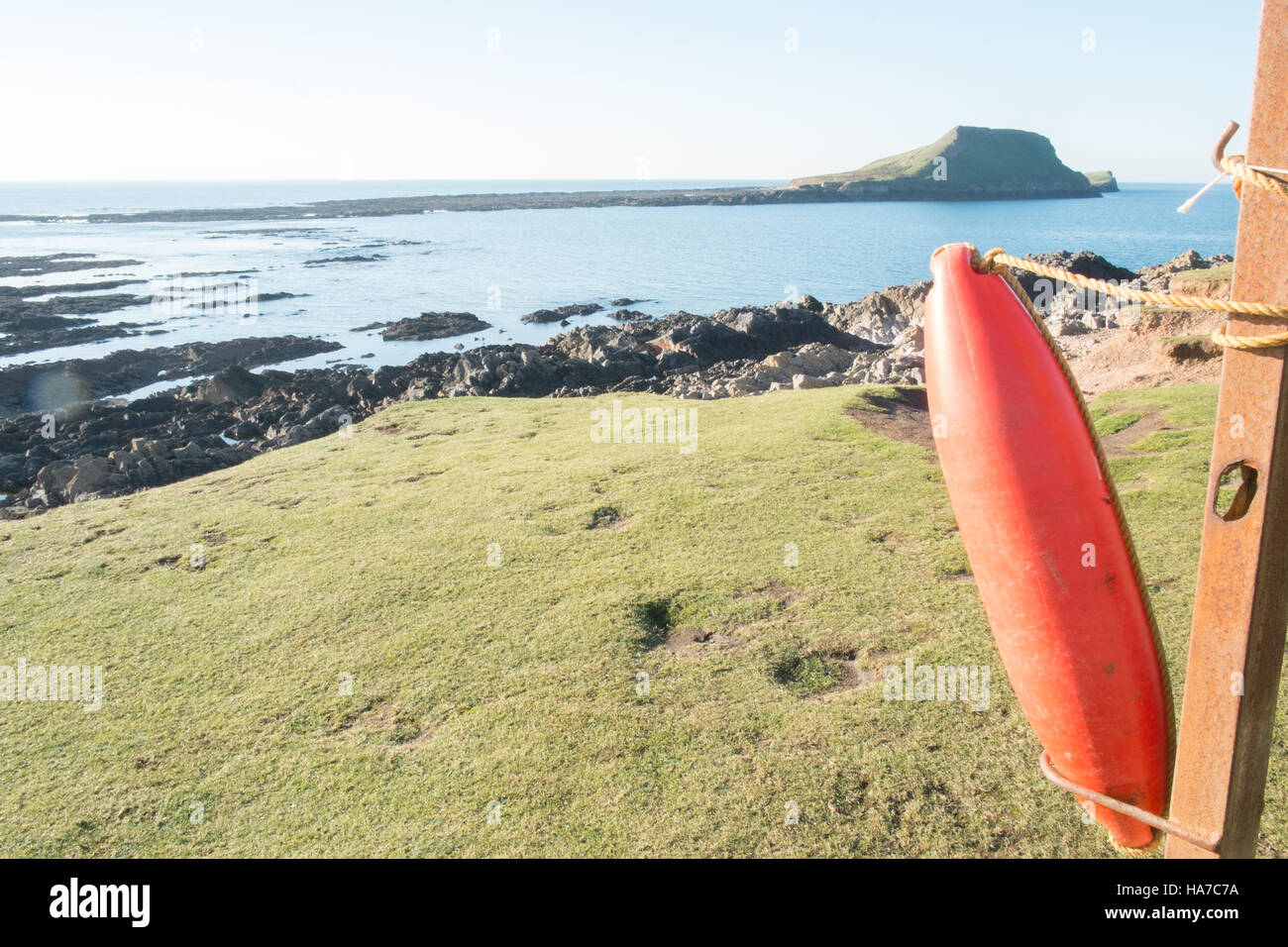 Geology,rocks at causeway over to Worms Head,Gower.Rhossilli,Bay,beach ...