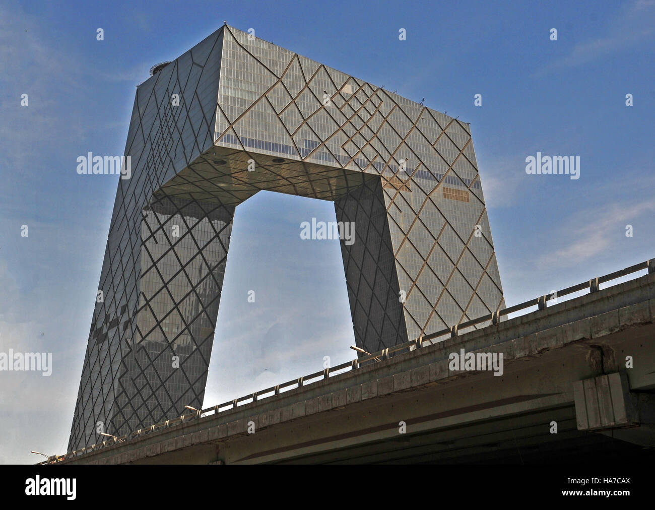 CCTV TV station HQ, Central Business District, Beijing, China, Asia ...