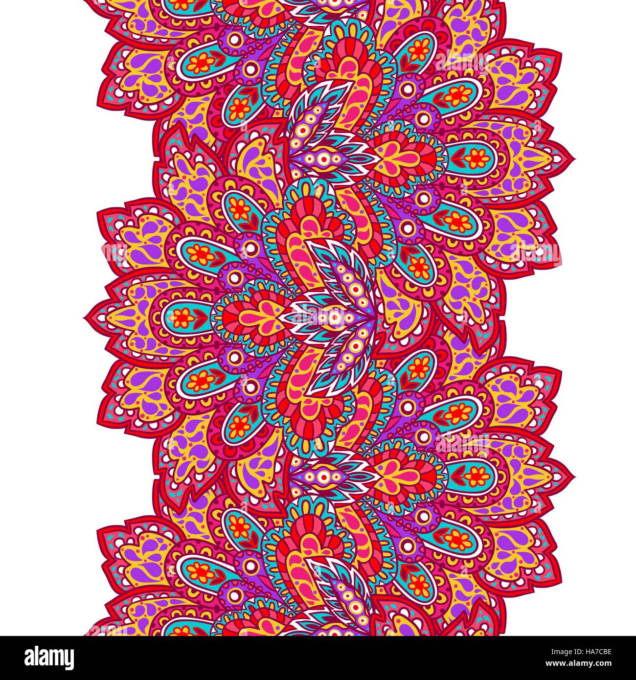 Indian tribal border hi-res stock photography and images - Alamy