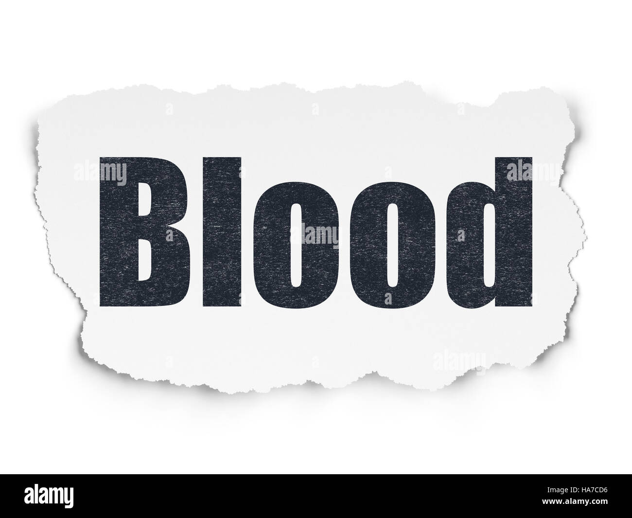 Healthcare concept: Blood on Torn Paper background Stock Photo - Alamy
