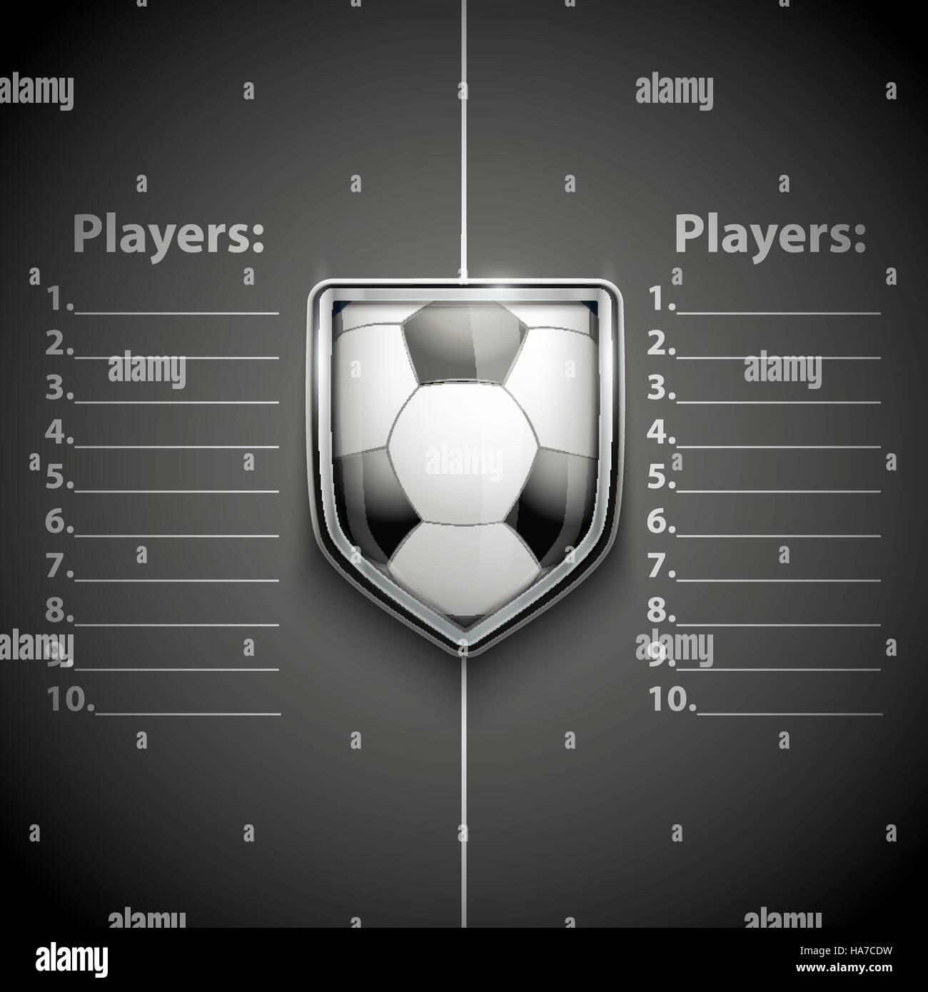 Statistics Template of Football Stock Vector Image & Art - Alamy