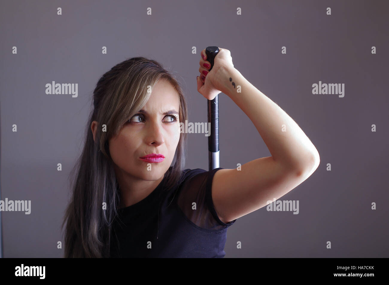 Woman katana sword in anime hi-res stock photography and images - Alamy