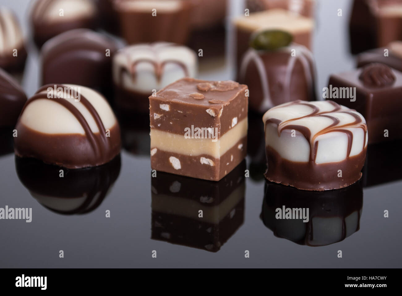 Chocolate, Chocolate Candy, Truffle Stock Photo - Alamy